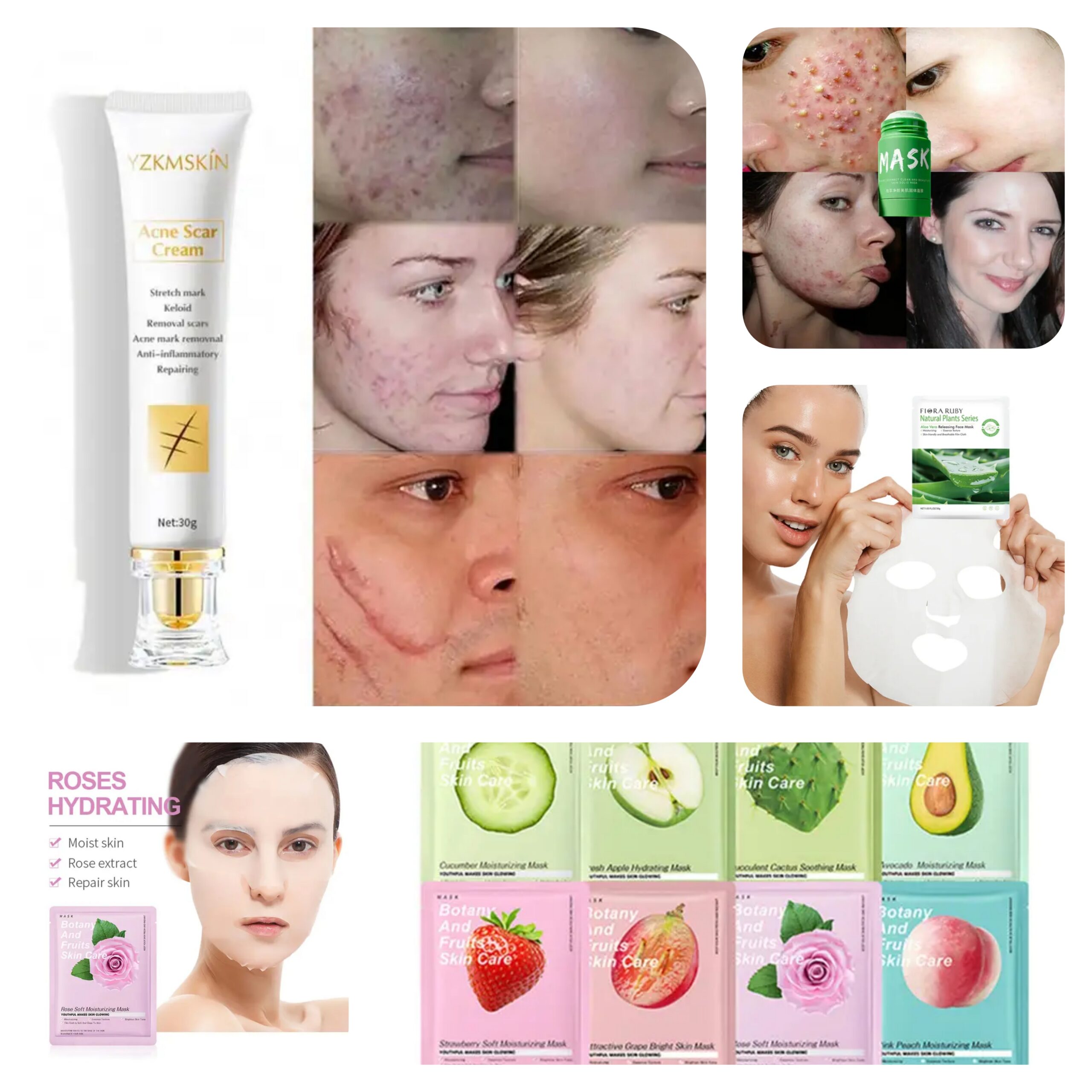 Le Pack Ultime pour un Visage Clair Masque Magique et Pommade - Miassar ...